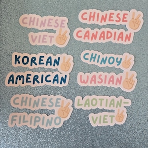 Personalized Asian Pride Sticker, Vinyl Asian Stickers, Chinese ...