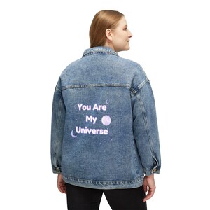 Bts Denim Jacket, Women's Denim Jacket Bts Themed Fashion, Kpop ...