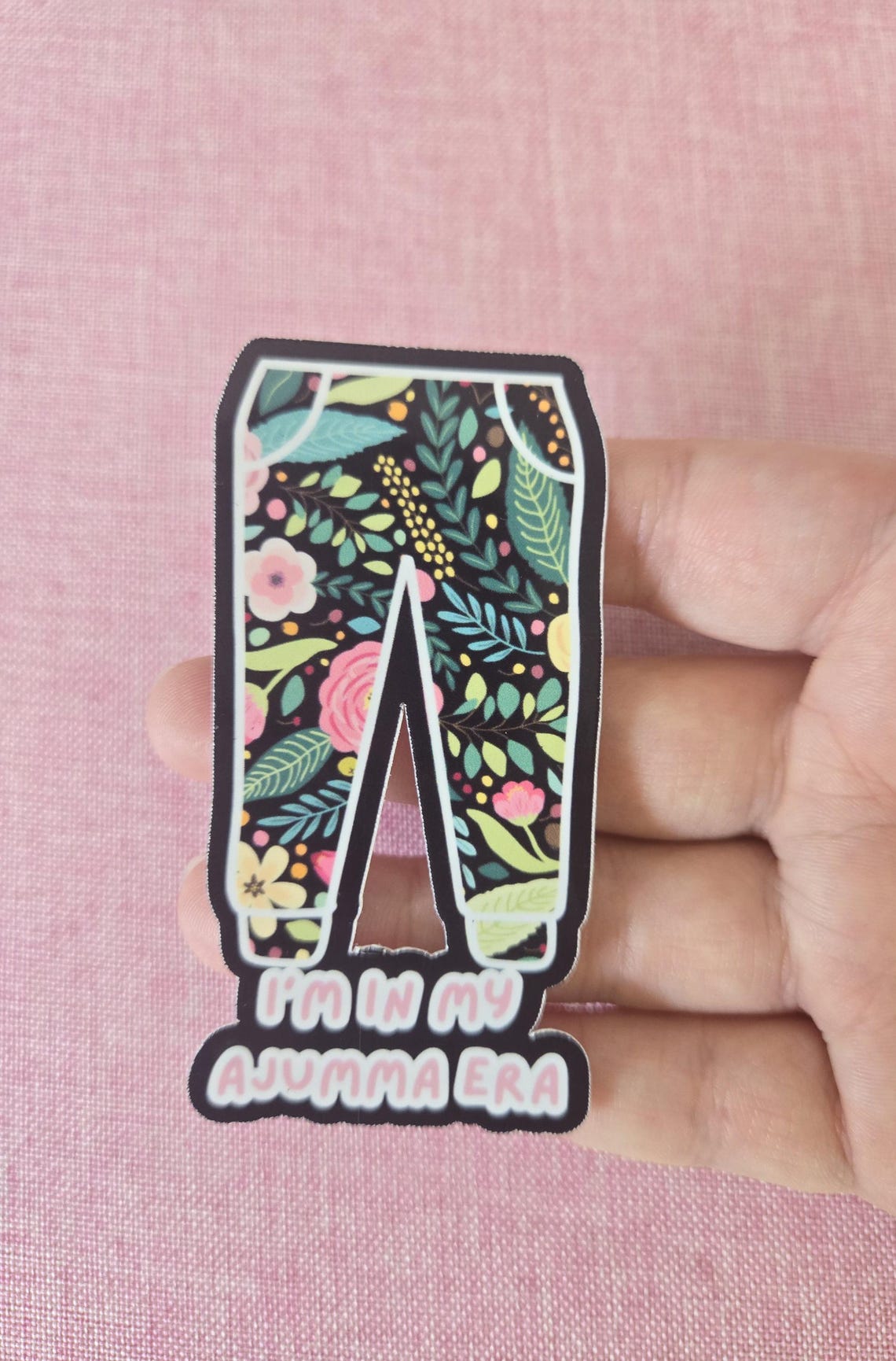 Ajumma Sticker, Ajumma Pants Sticker, Korean Mom Sticker, Funny Korean ...