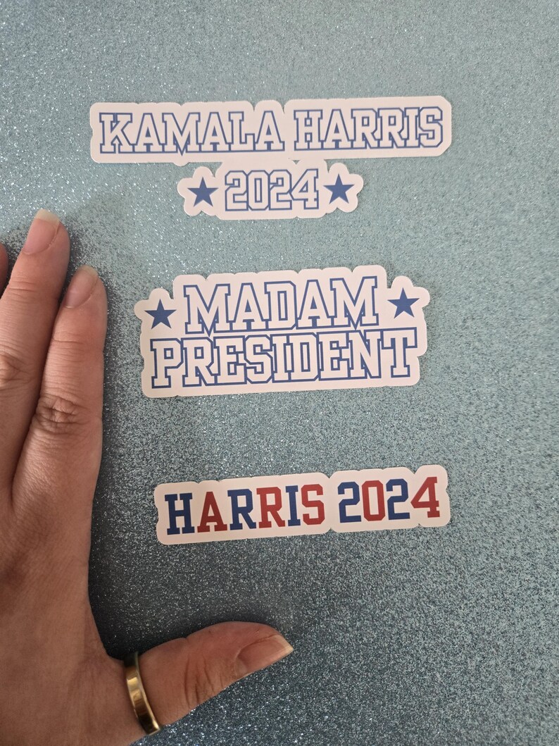 Kamala Harris 2024 Sticker, 2024 Presidential Election Sticker, Madam ...