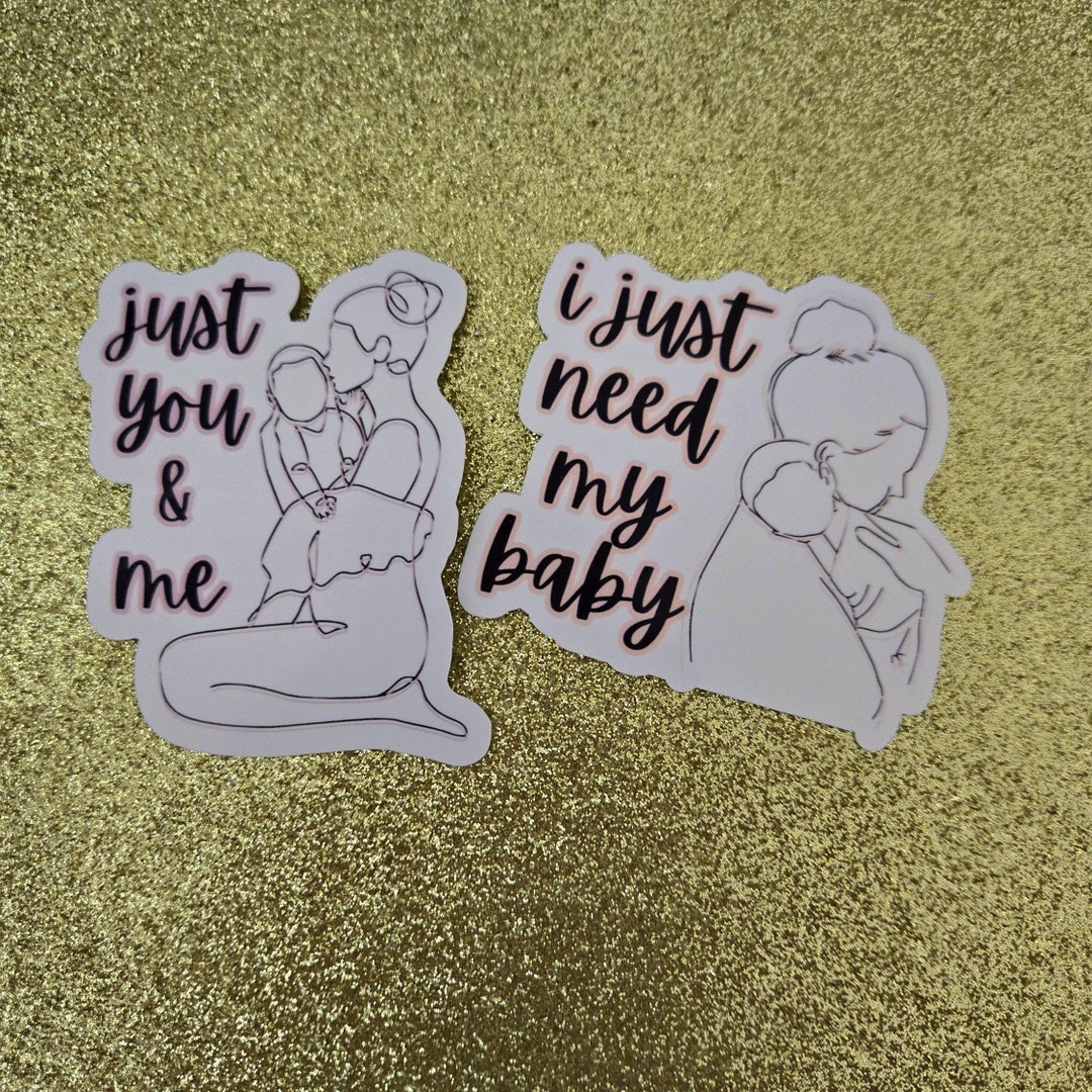 Mommy and Baby Stickers, Single Mom Stickers, Mom Life Quotes, First ...