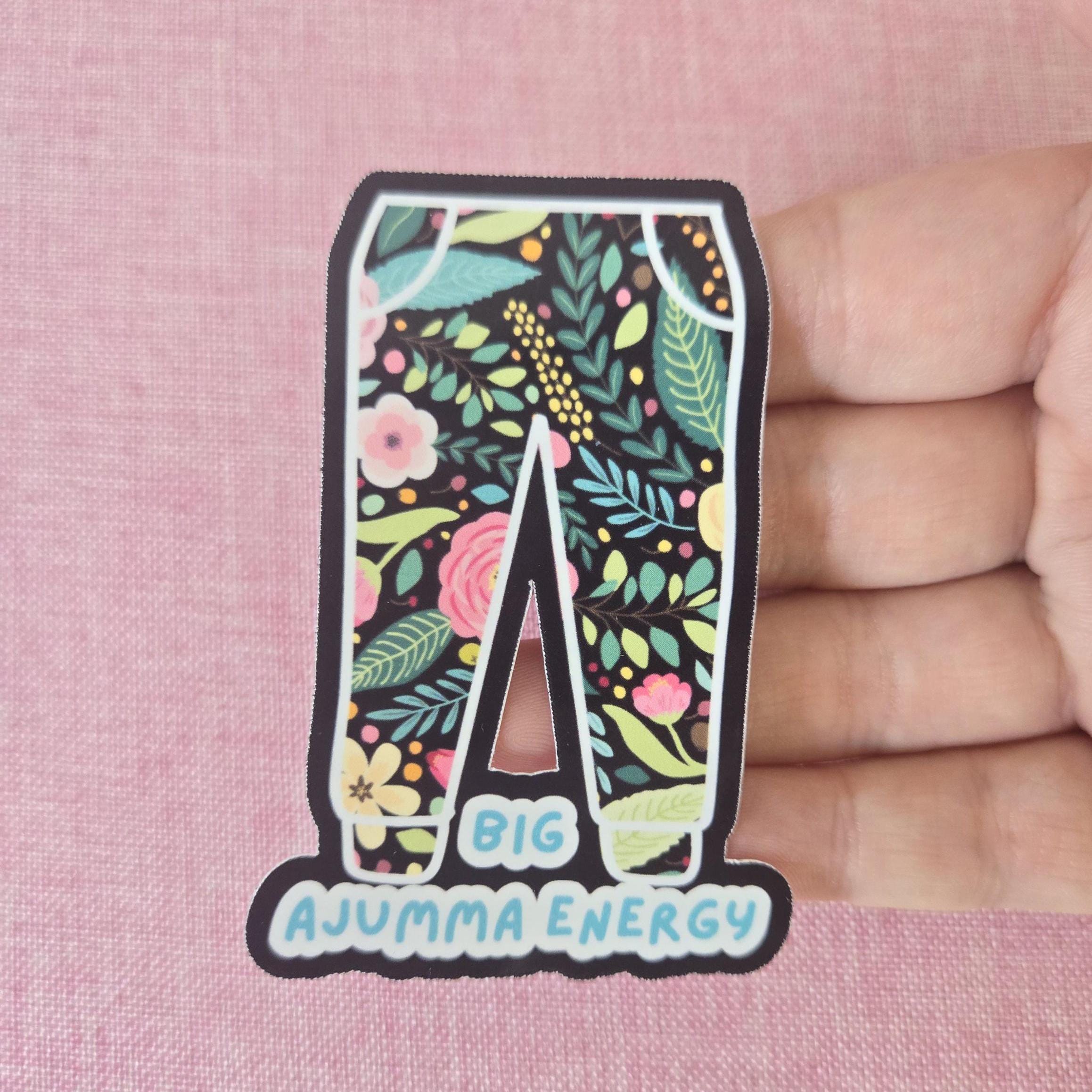 Ajumma Sticker, Ajumma Pants Sticker, Korean Mom Sticker, Funny Korean ...