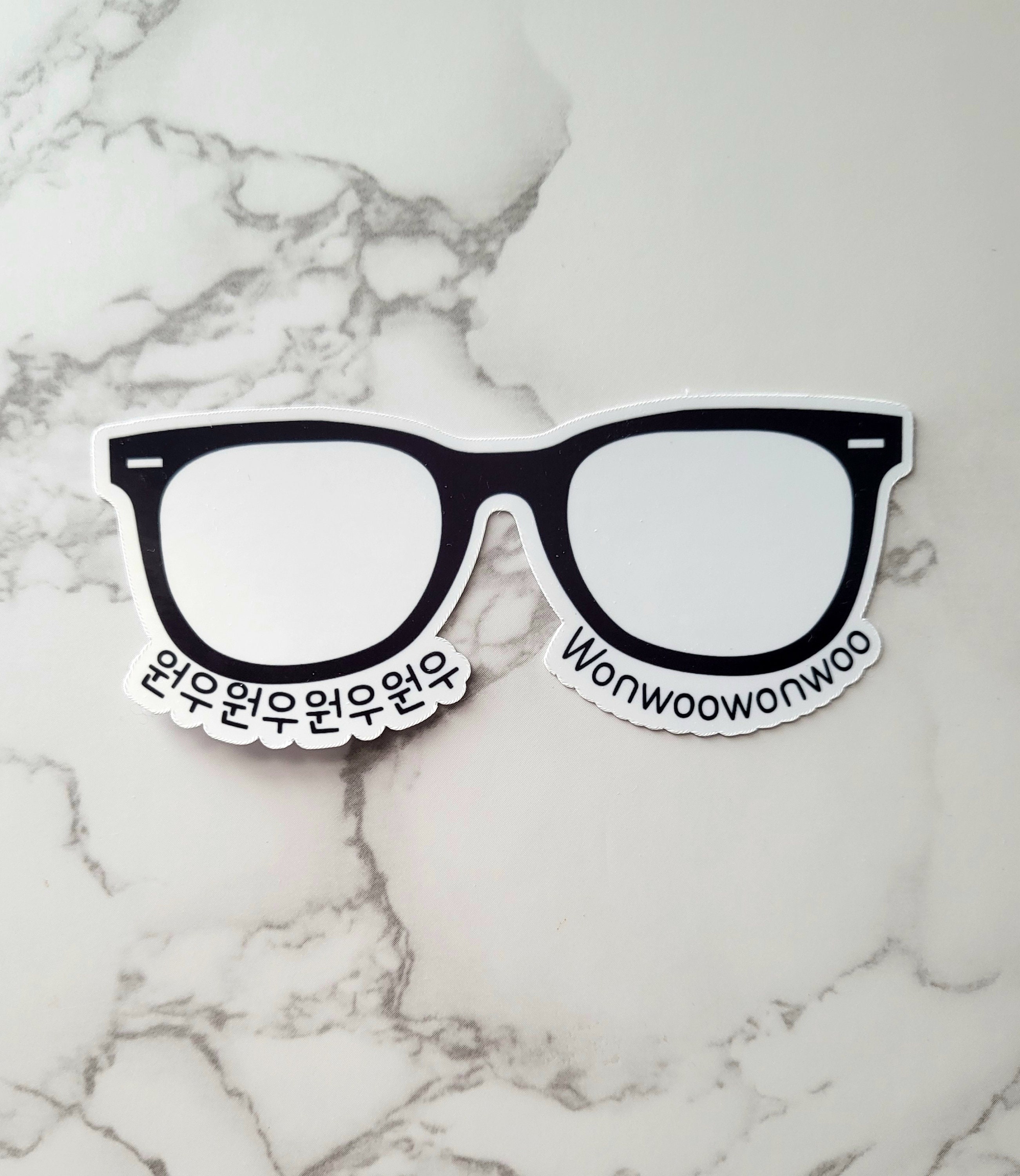 Wonwoo Sticker, Cute Glasses Sticker, Seventeen Merch, Seventeen Kpop ...