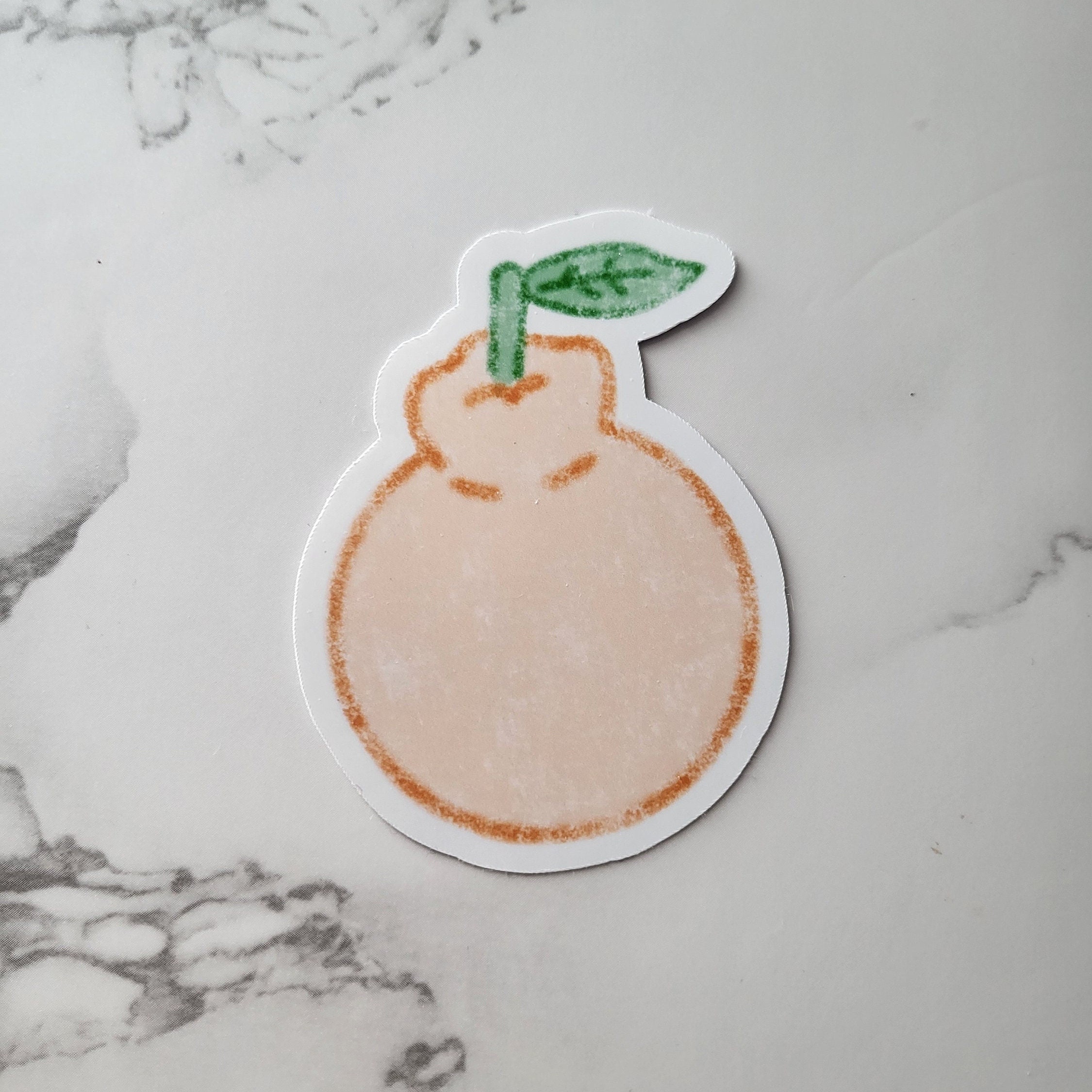 Jeju Tangerine Sticker, Jeju Island, Korean Stationary, Funny Korean ...