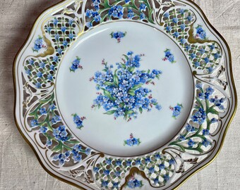 Forget Me Not Plate - Etsy