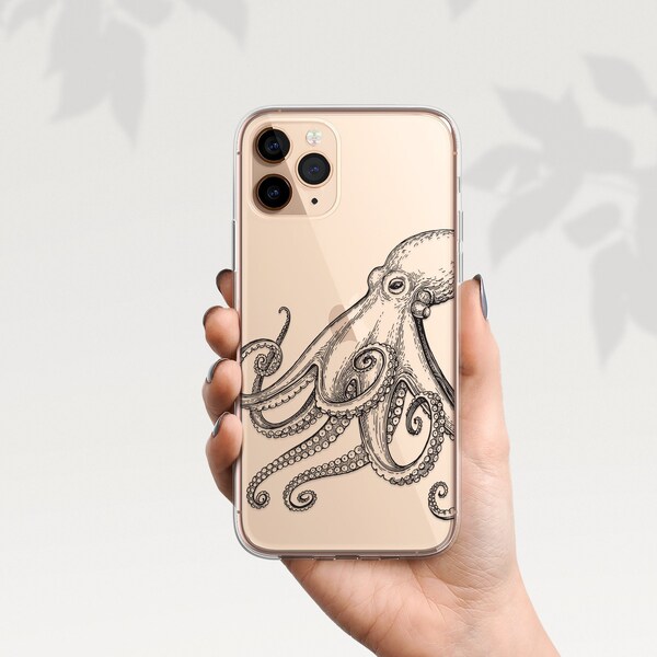 Octopus iPhone Case - Etsy