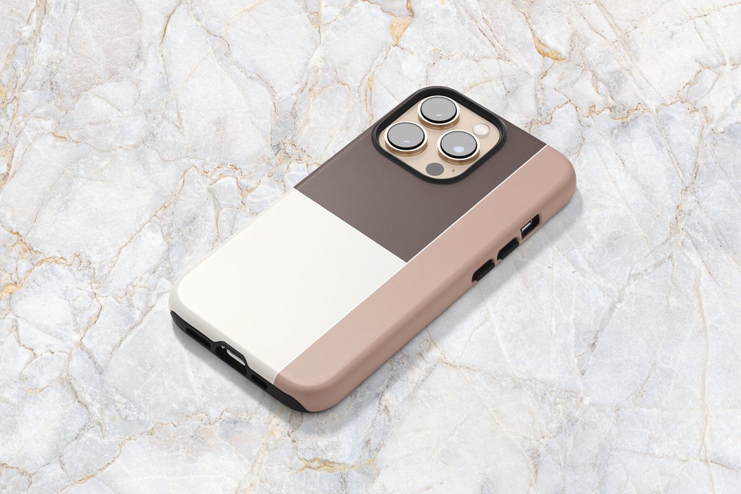 Modern Aesthetic Phone Case in Neutral Muted Colors iPhone 15 Pro Max ...