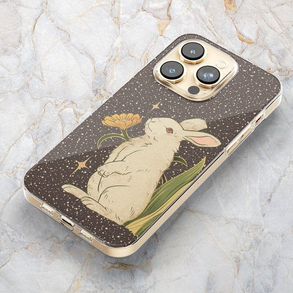 Rabbit Phone Case - Etsy