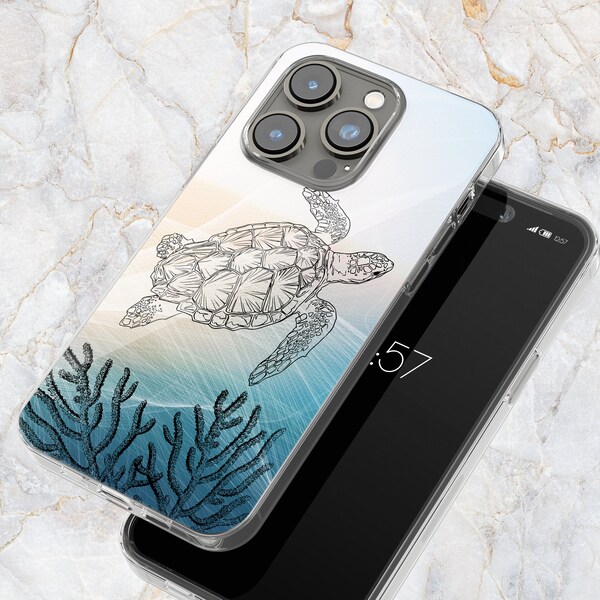 Turtle Phone Case - Etsy