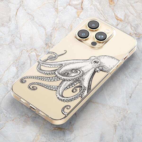 Octopus Phone Case - Etsy