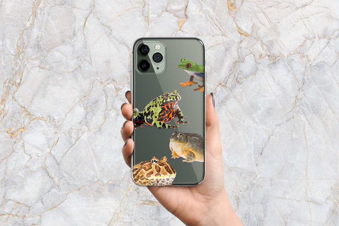 Frog Phone Case in Clear - Tree Frog - Bull Frog - Fire Belly Toad ...