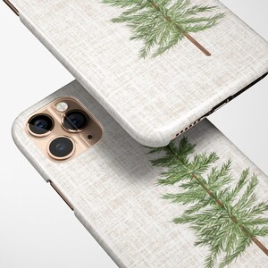 Evergreen Christmas Fir Tree Phone Case in Natural Colors - Scandi ...