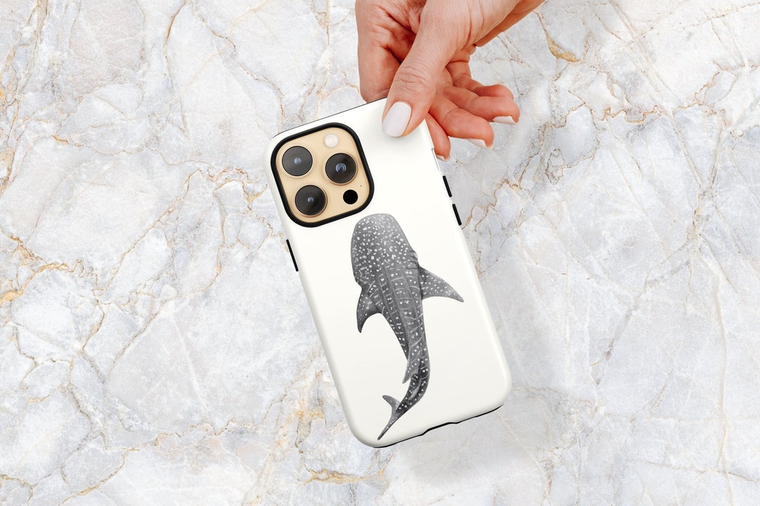 Whale Shark Phone Case in Cream - Ocean Animal - Sea Creature - iPhone ...