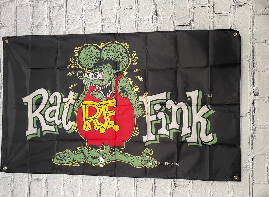 3x5 Ft Rat Fink Ed Roth Flag Banner New in Bag - Etsy