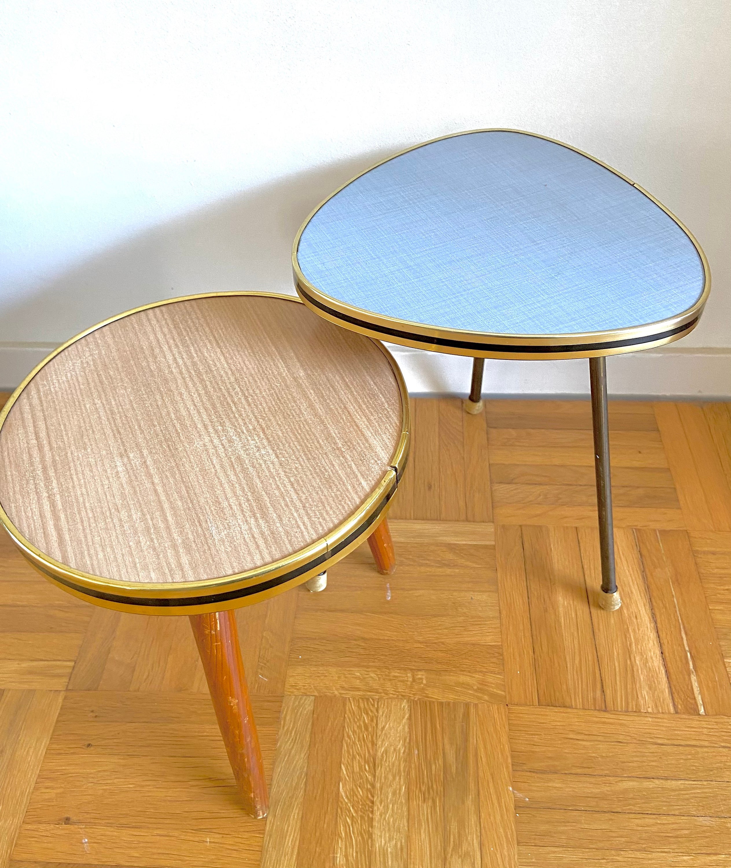 Living Room Furniture Vintage 50s small plant table side table coffee ...