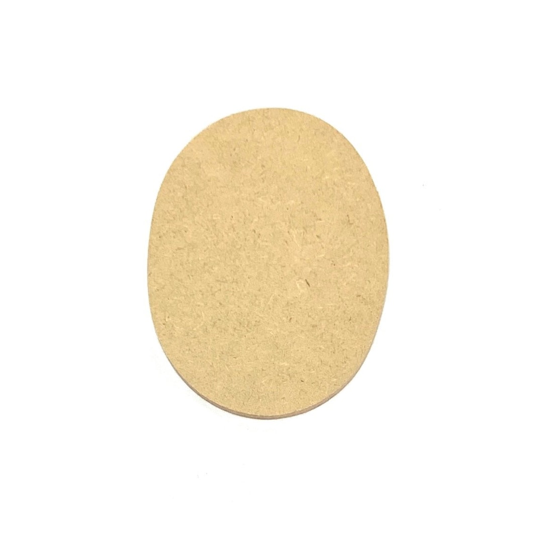 Oval Craft Blank - Custom Personalized Wood Ornaments - Unfinished MDF ...