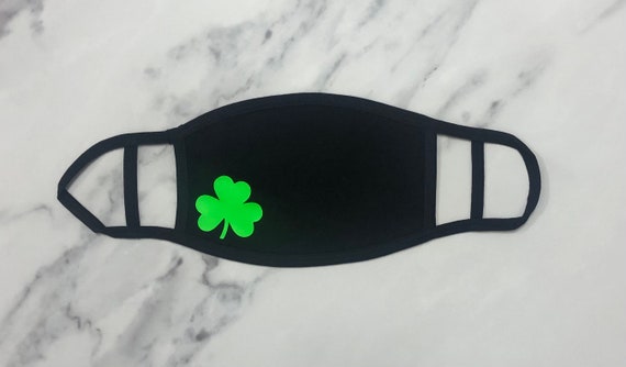 Shamrock facemask/shamrock/Washable Face mask/Reusable face - Etsy España