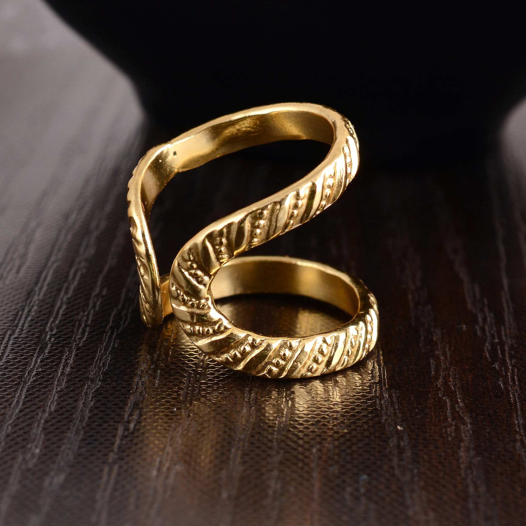 18k Gold Arthritis Rings, Swan Neck Rings, Dainty Rings, Trigger Finger ...