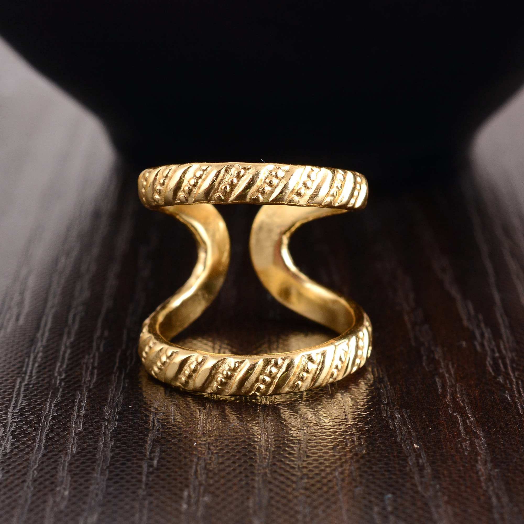 18k Gold Arthritis Rings, Swan Neck Rings, Dainty Rings, Trigger Finger ...