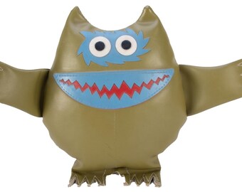 Rare Vintage 1960s Nauga Naugahyde Monster Doll Blue Brown Pre Owned - Etsy