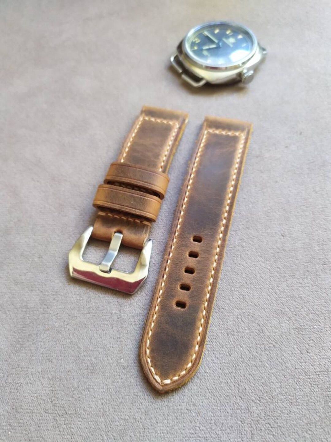 Watch Strap Handmade Luxury Strap Style Italian Calfskin - Etsy