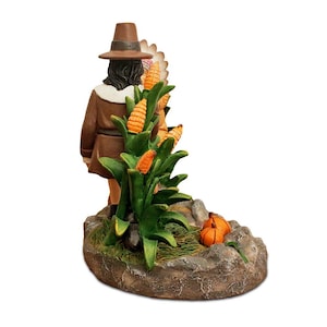 Harvest Harmony Kinship Between Native Americans and Pilgrims Figurine ...