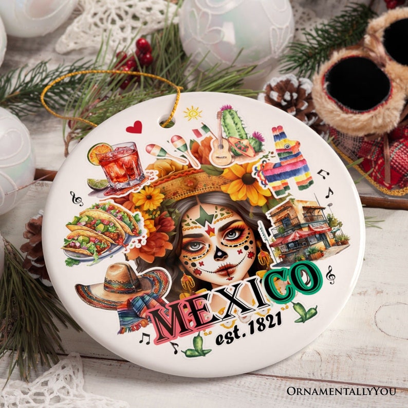 Vibrantly Colorful and Cultural Mexican Traditional Christmas Ornament ...