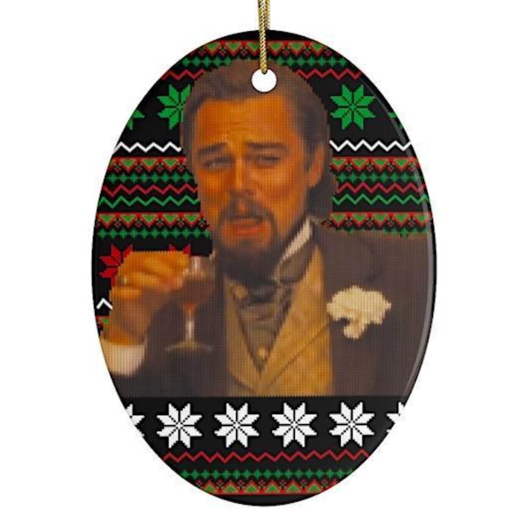 Laughing Leonardo Dicaprio Meme Christmas Ornament - Etsy