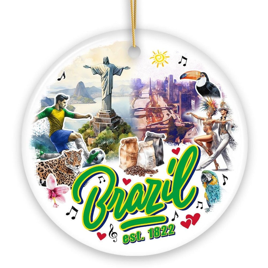 Culturally Artistic Brazilian Christmas Ornament, Keepsake Souvenir and ...