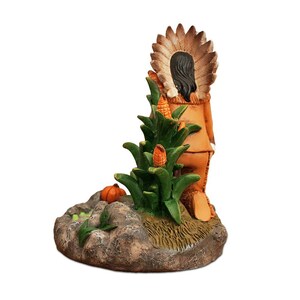 Harvest Harmony Kinship Between Native Americans and Pilgrims Figurine ...