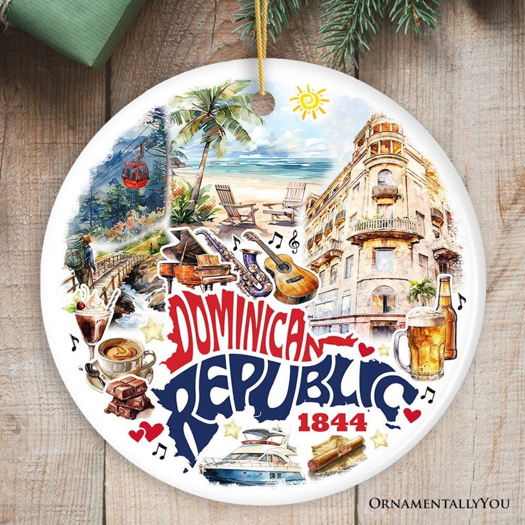 Artistic Dominican Republic Handcrafted Ceramic Ornament, Cultural and ...