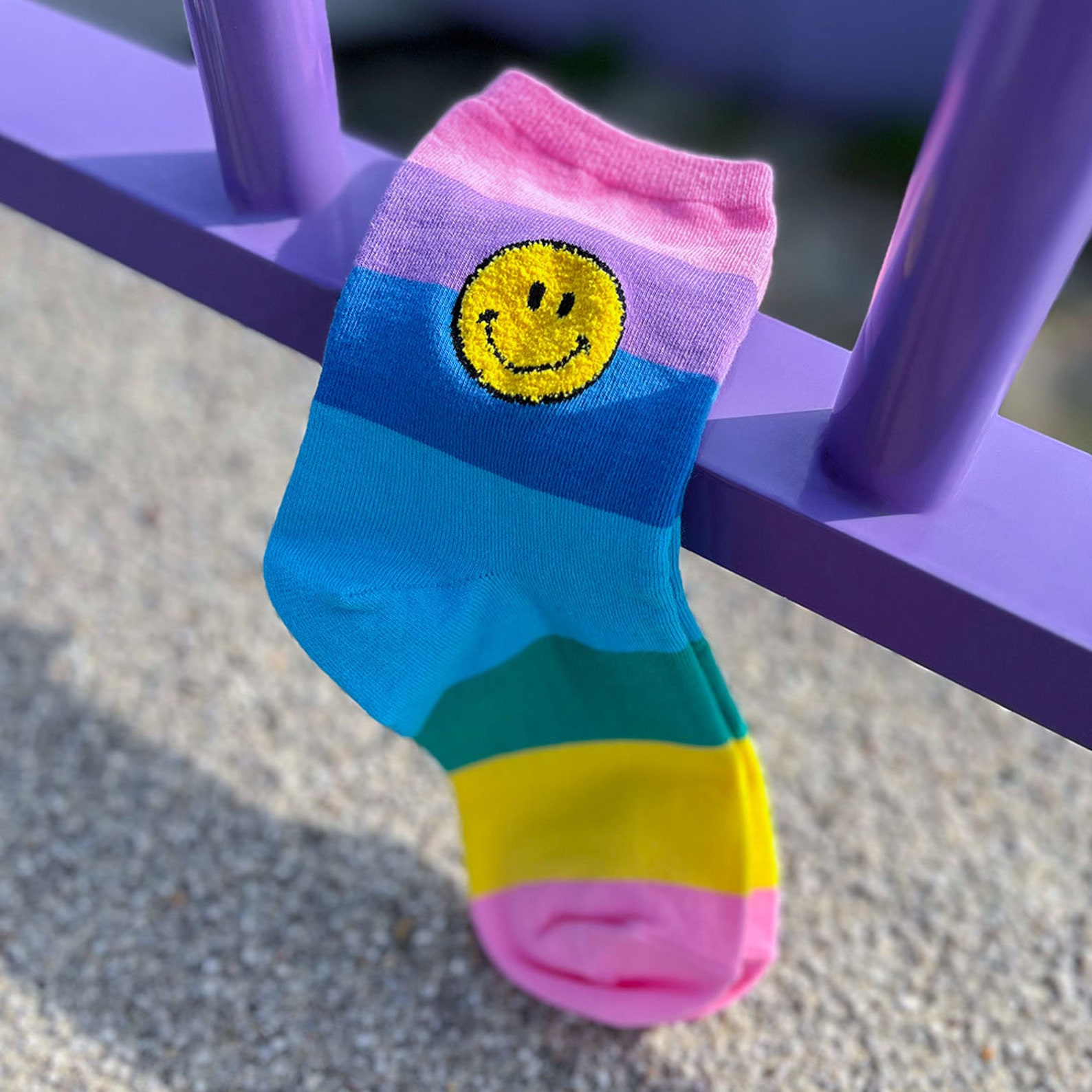 Rainbow Socks From Candysox, Women's Socks, Emoji Socks, Gift for Women ...