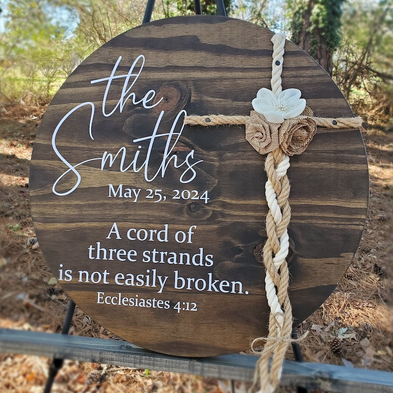 Unity Knot Custom Sign - Etsy