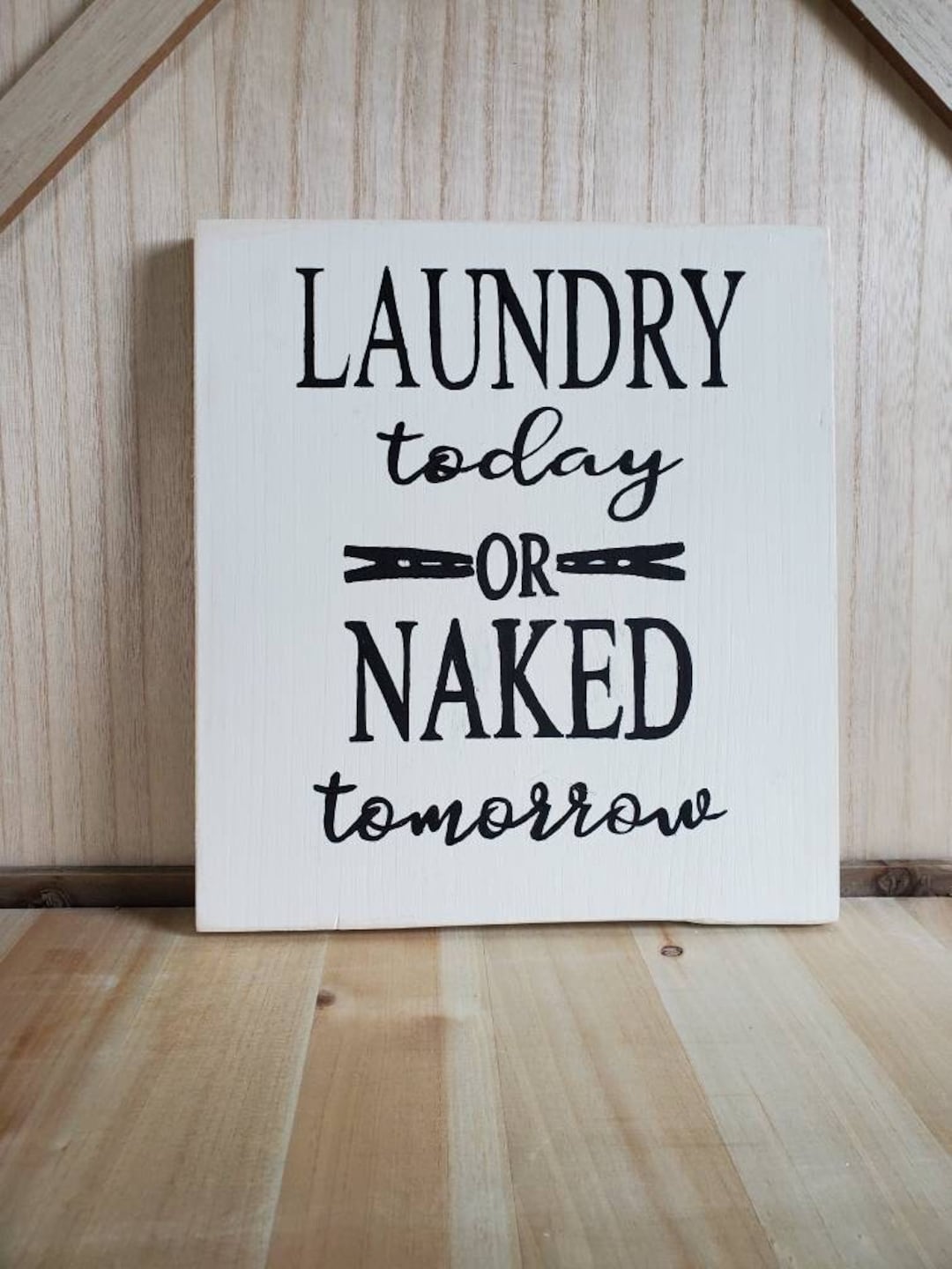 Laundry Sign, Laundry Room Decor Funny, Funny Laundry Room Sign, Wooden ...