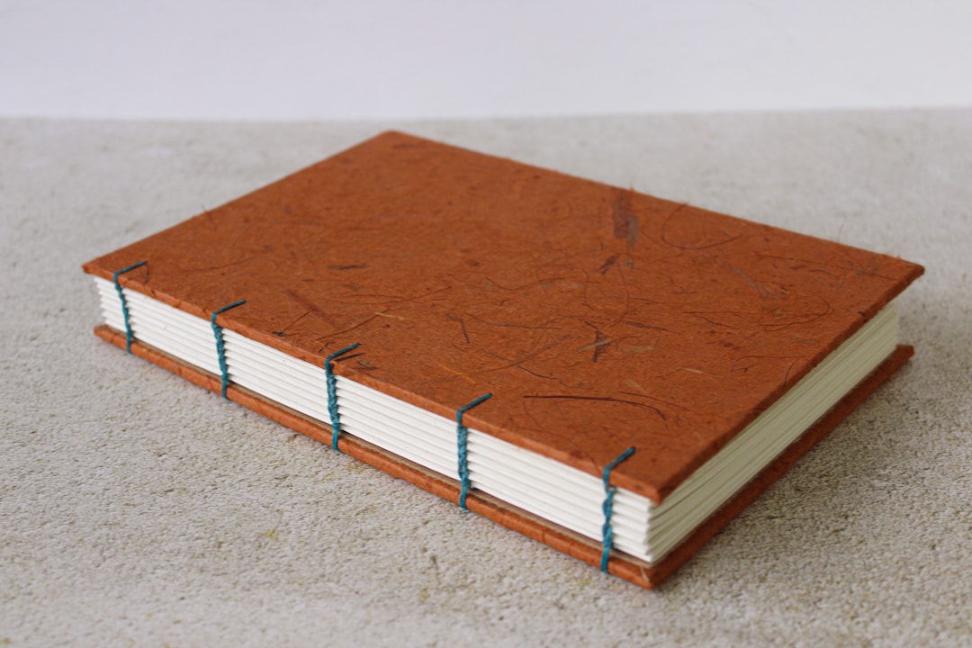 Rust Orange Earthy Eco Friendly Handcrafted Hardcover Journal Notebook ...