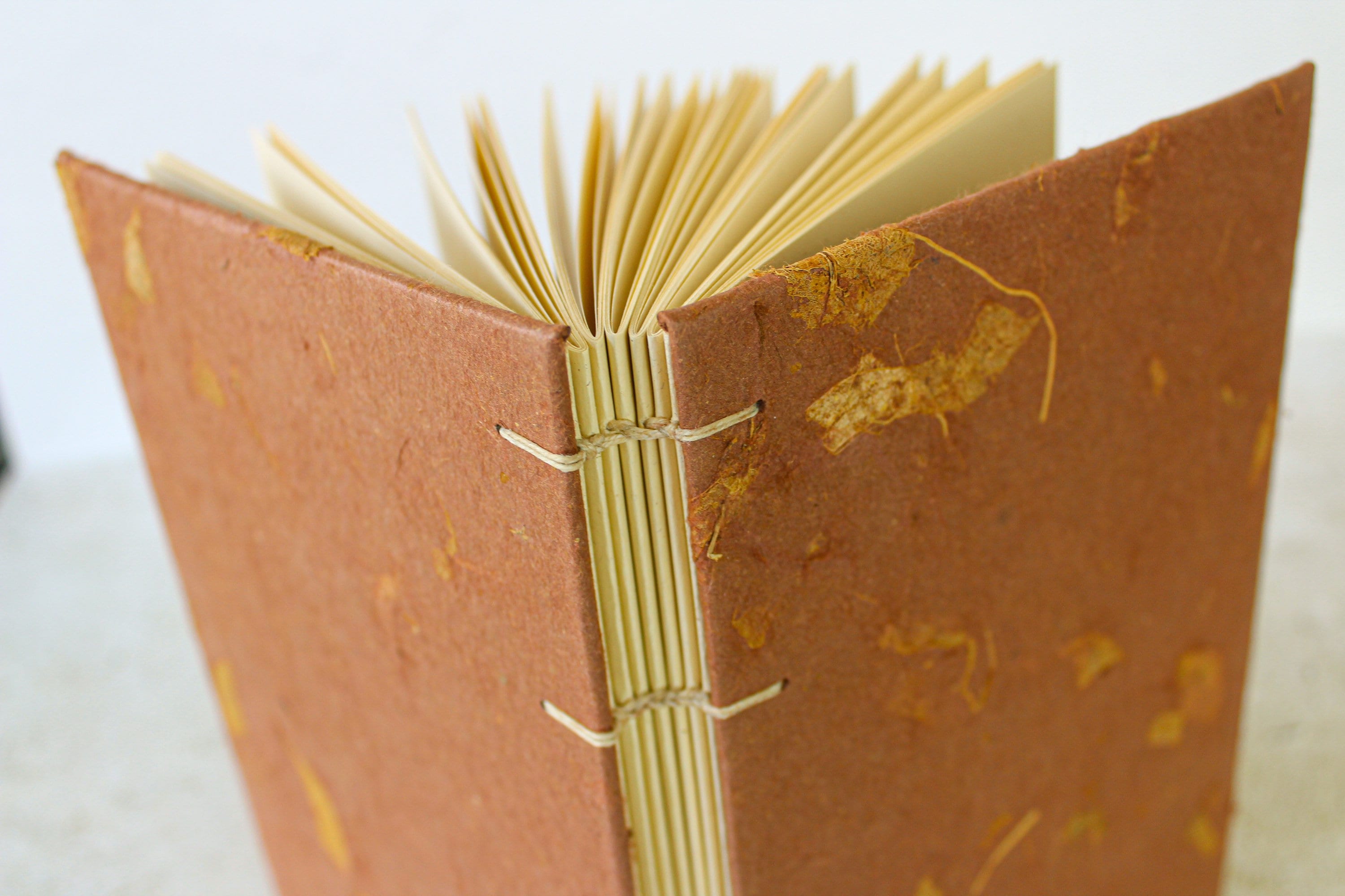 Brown Leaf Journal. Notebook Journal. Diary Journal. Eco | Etsy