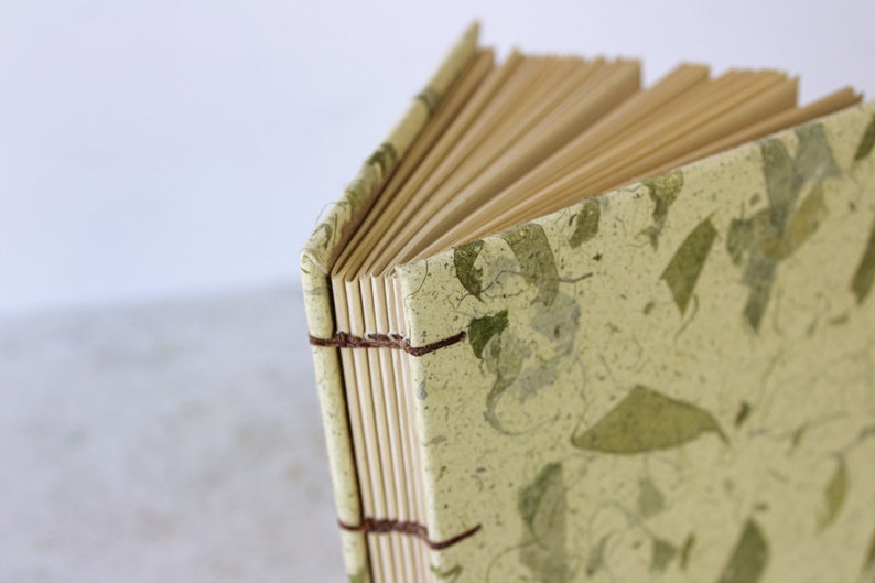 Green Leaf Journal. Notebook Journal. Diary Journal. Eco - Etsy