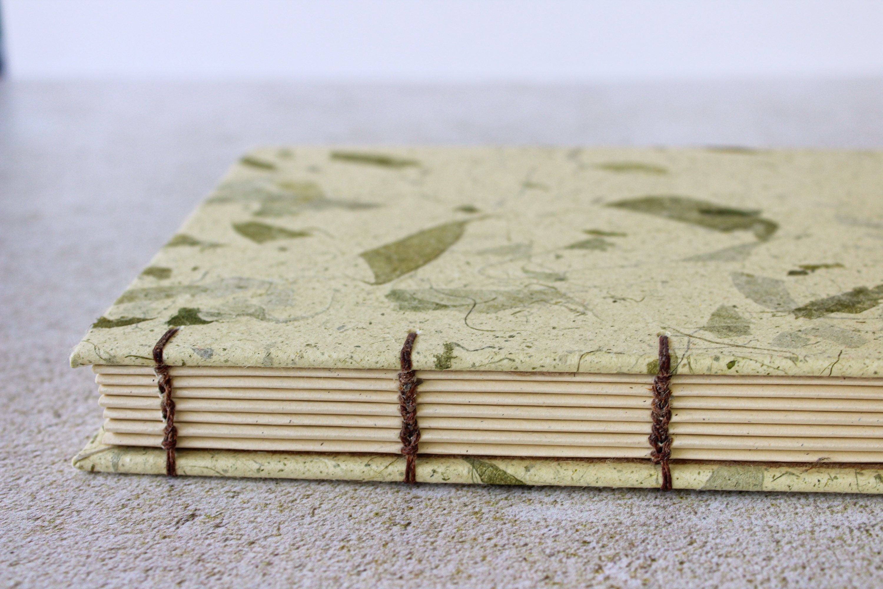 Green Leaf Journal. Notebook Journal. Diary Journal. Eco - Etsy Denmark