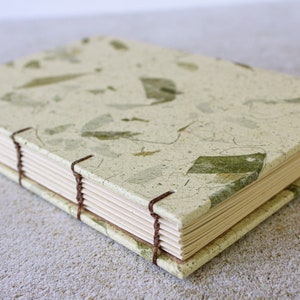 Green Leaf Journal. Notebook Journal. Diary Journal. Eco Friendly ...