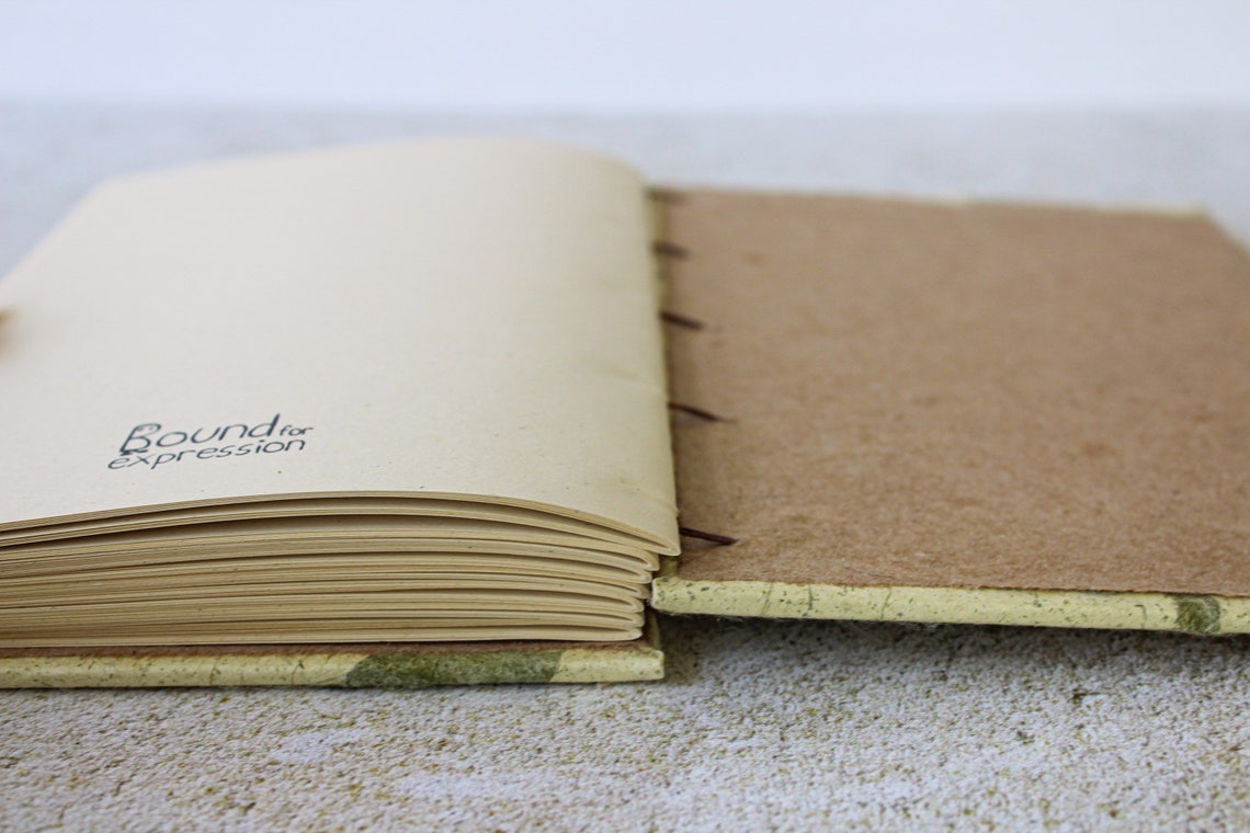 Green Leaf Journal. Notebook Journal. Diary Journal. Eco - Etsy