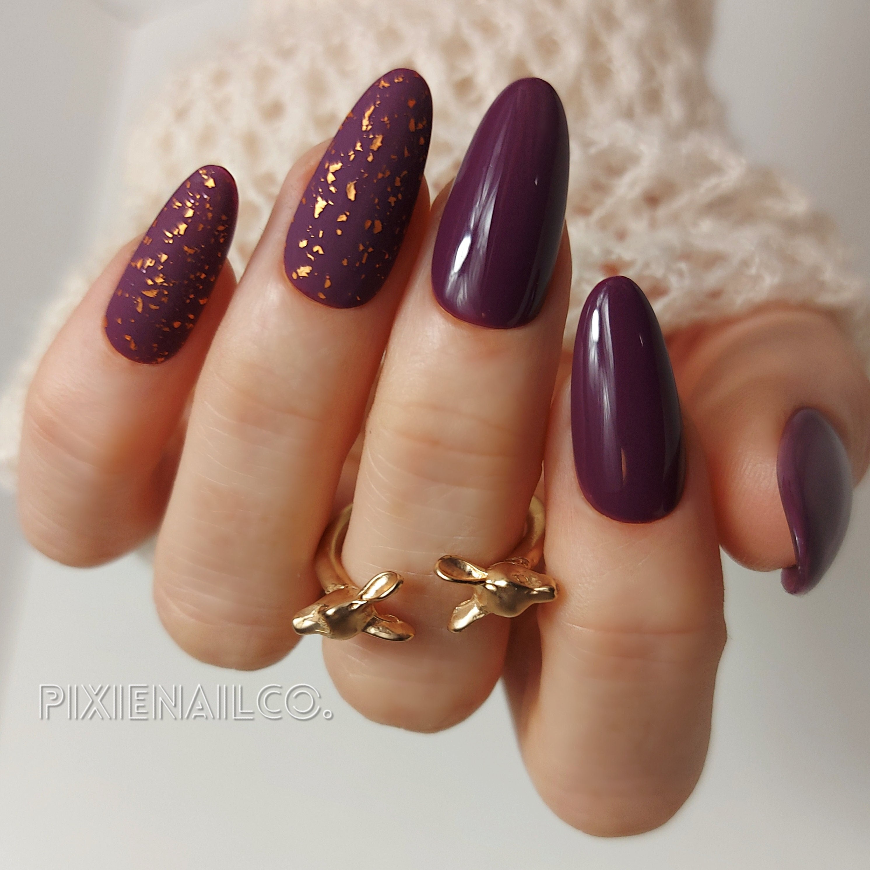 Matte Copper Nail Polish