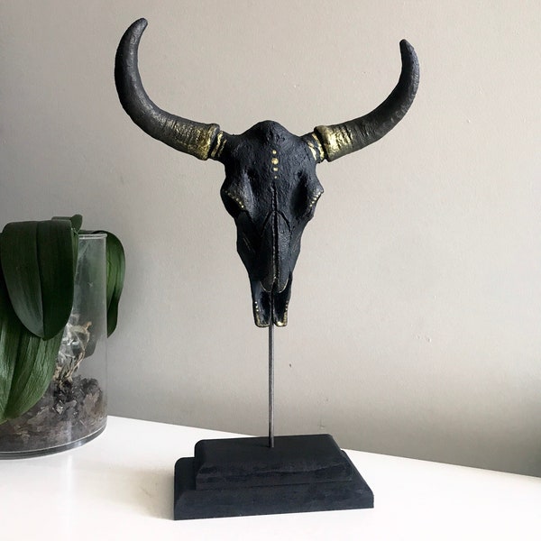Bison Skull - Etsy