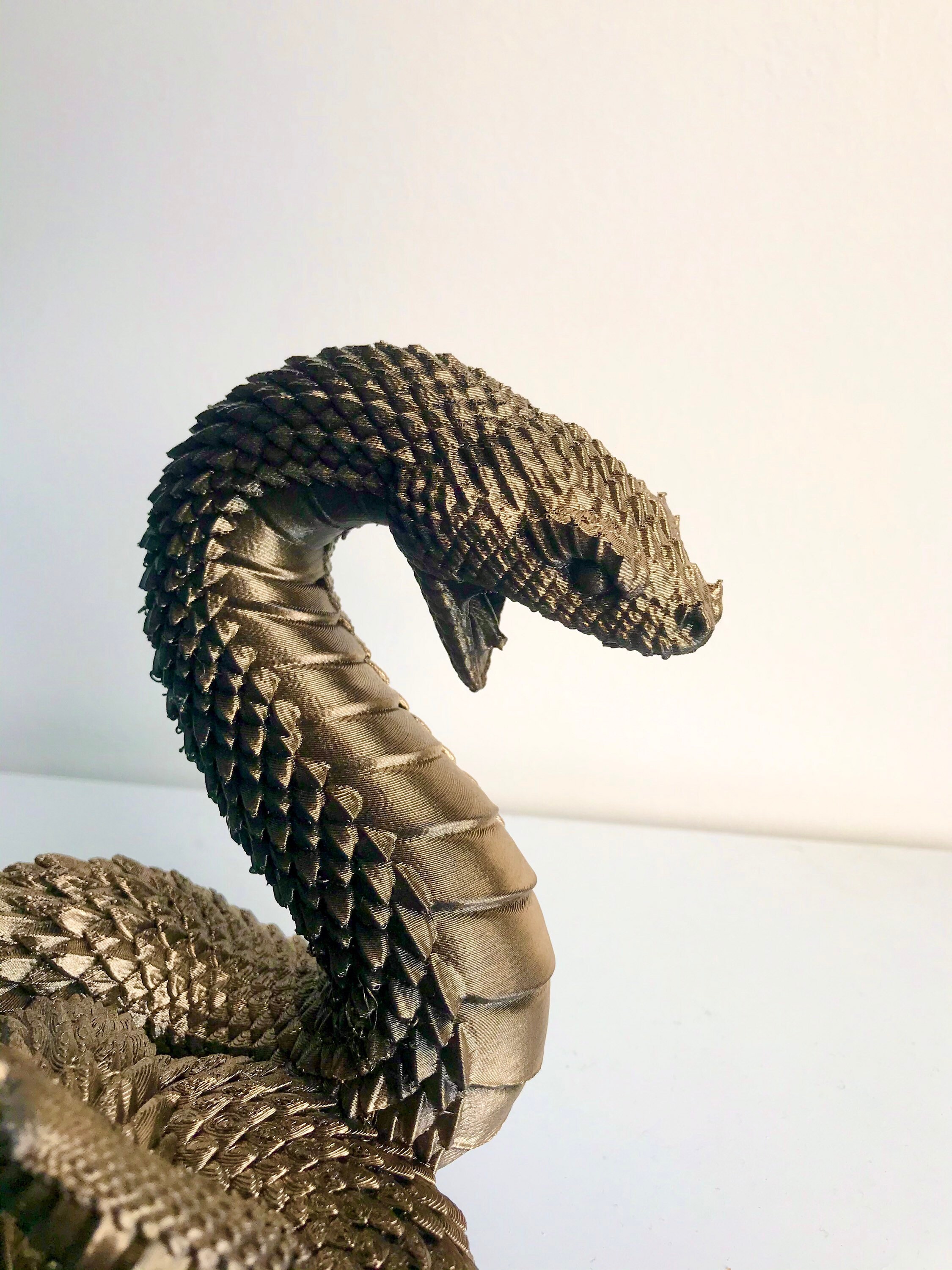Snake Serpent Sculpture Statue Ornament Animal Figure - Etsy
