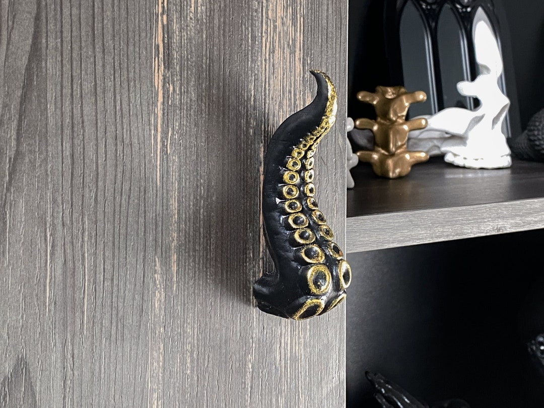 Octopus Cabinet Wardrobe Door Knobs, Modern Drawer Knob Handles ...