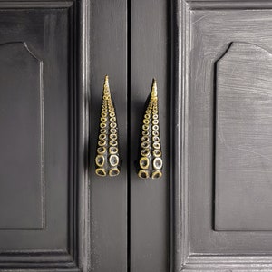Octopus Cabinet Wardrobe Door Knobs, Modern Drawer Knob Handles ...