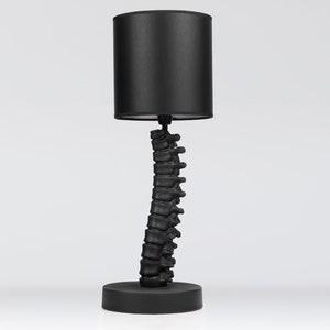 Gothic Spine Table Lamp, Anatomical Lamp, Gothic Home Decor, Maximalist ...