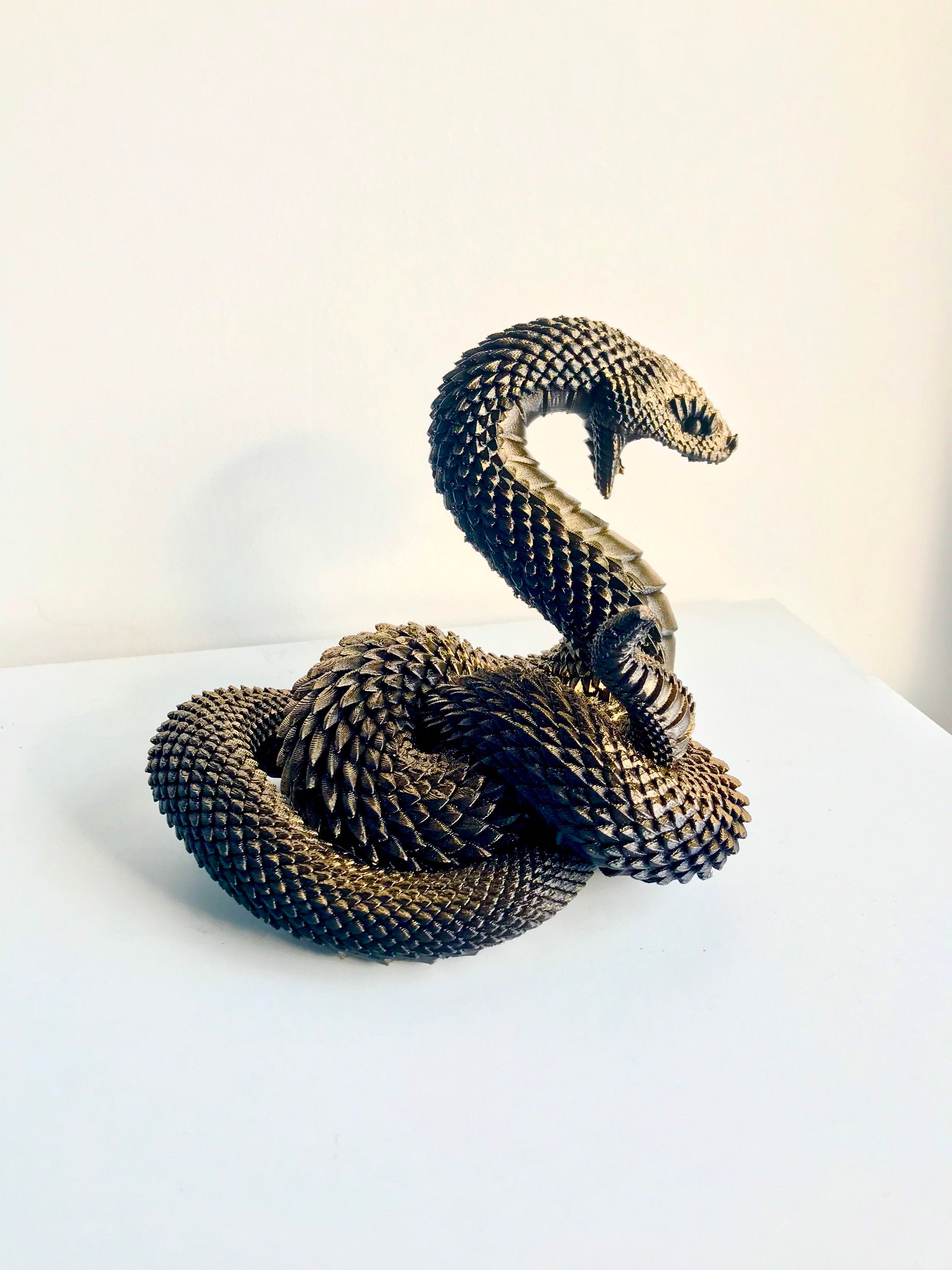 Snake Serpent Sculpture Statue Ornament Animal Figure - Etsy