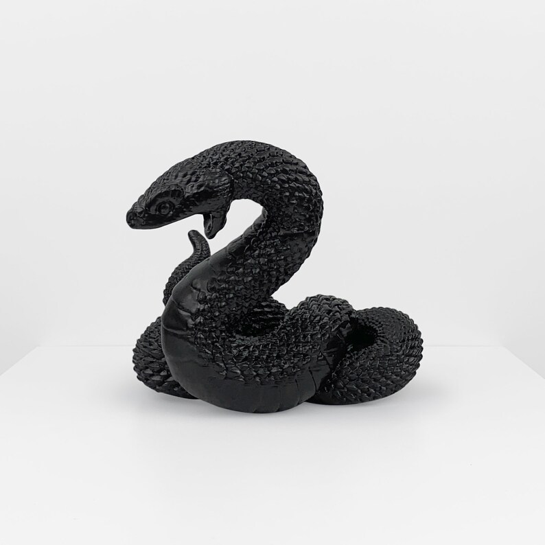 Snake Serpent Sculpture Statue Ornament Animal Figure - Etsy