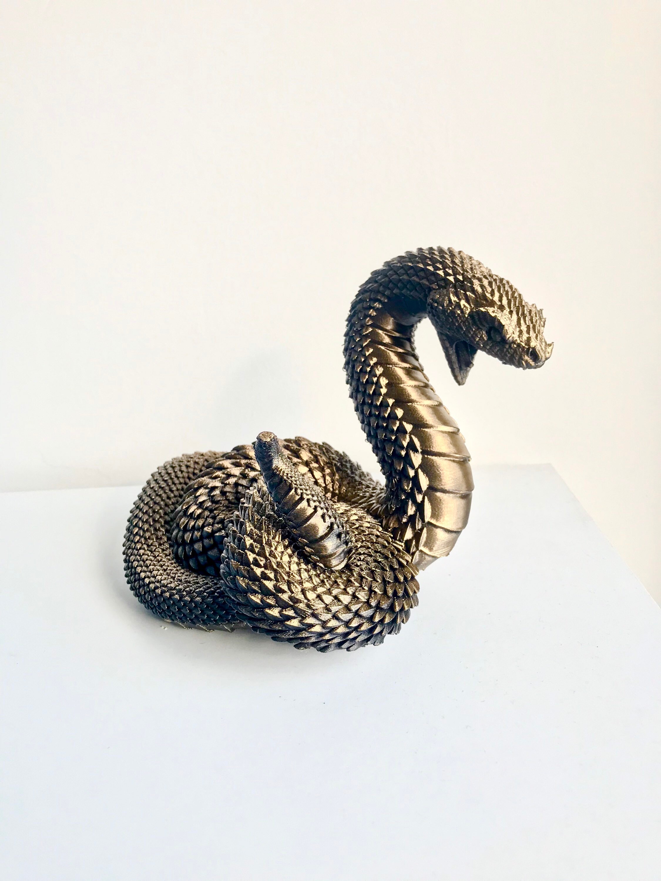 Snake Serpent Sculpture Statue Ornament Animal Figure - Etsy