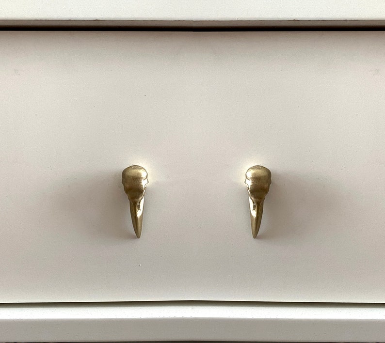 Raven Skull Cabinet Wardrobe Door Knobs, Modern Drawer Knob Handles ...